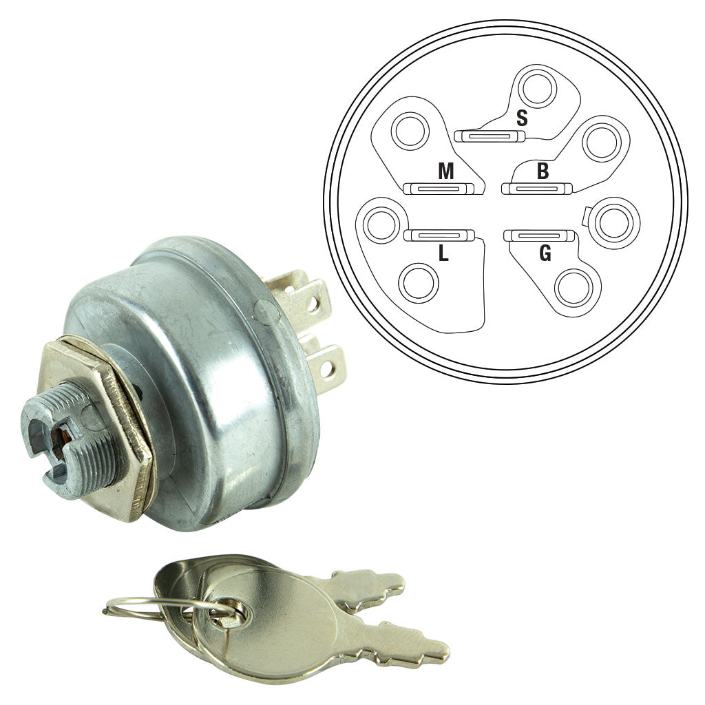 IGNITION SWITCH MAGNETO TYPE 5 PINS SUITS SELECTED – Catch Pro Australia